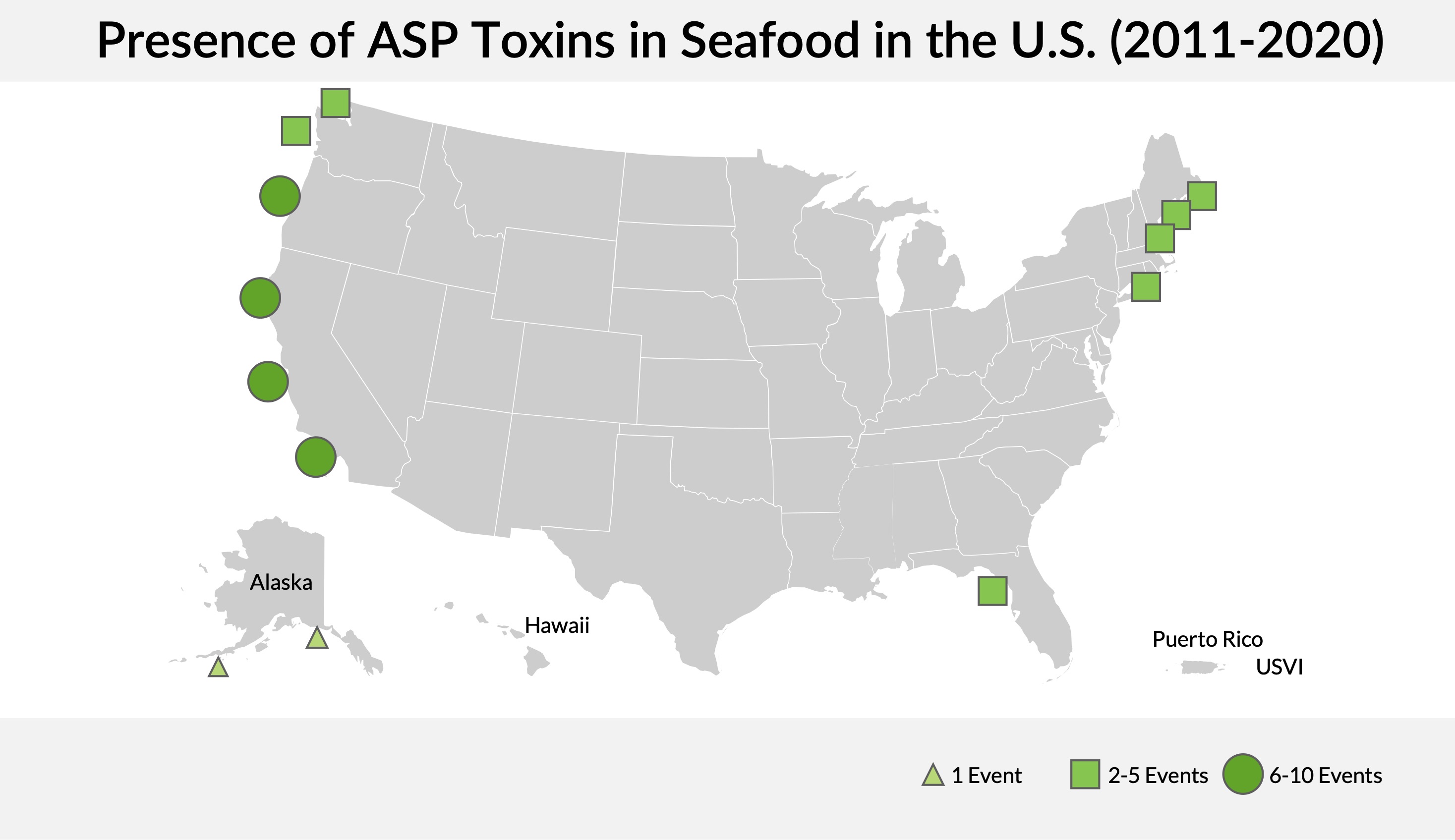 Distribution – U.S. – Harmful Algal Blooms