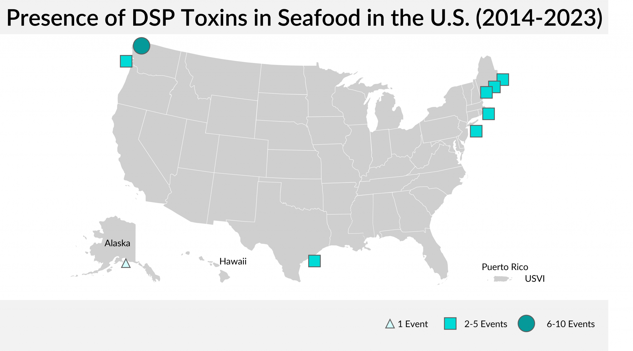 Distribution – U.S. – Harmful Algal Blooms